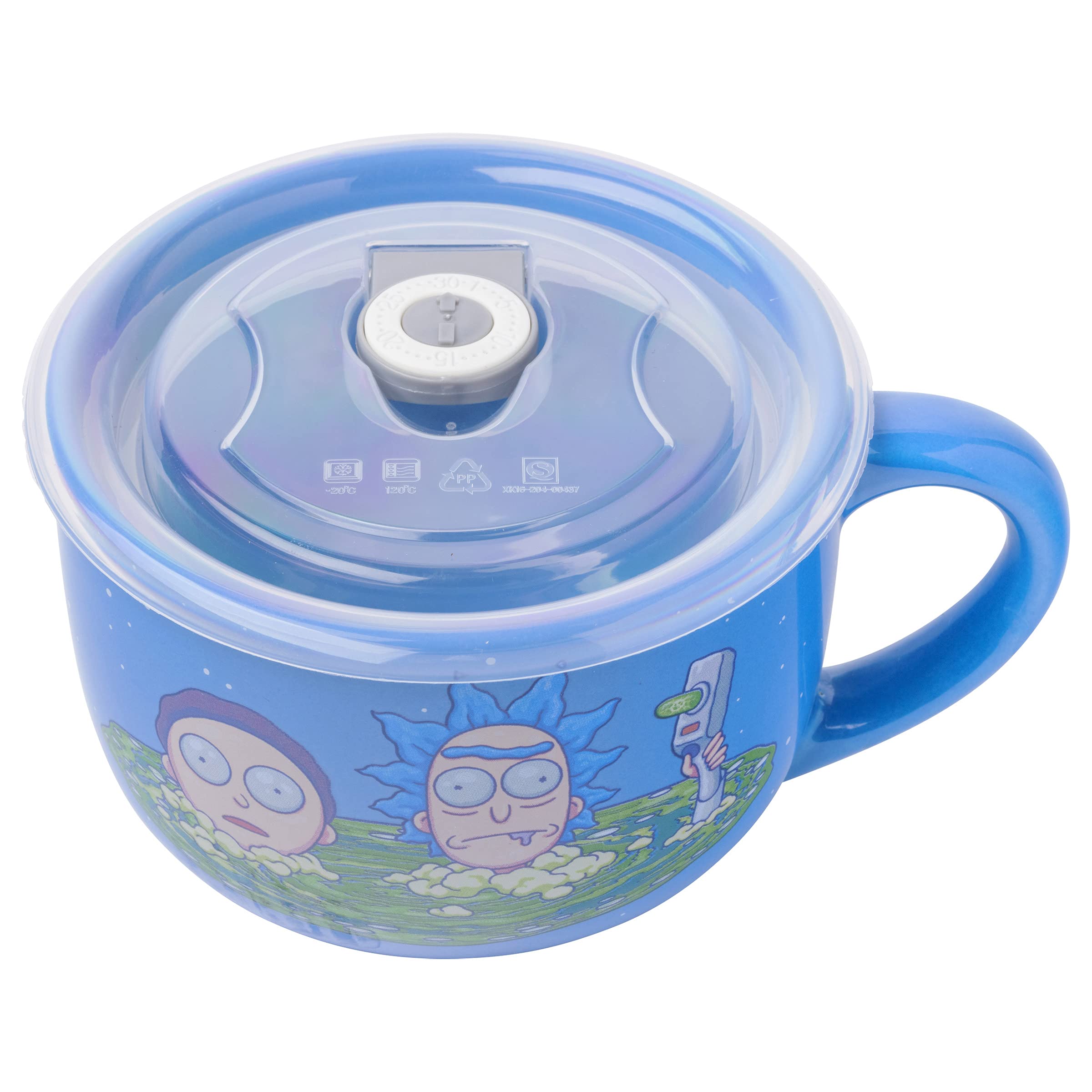 Snapklik.com : Silver Buffalo Rick And Morty Ceramic Soup Mug