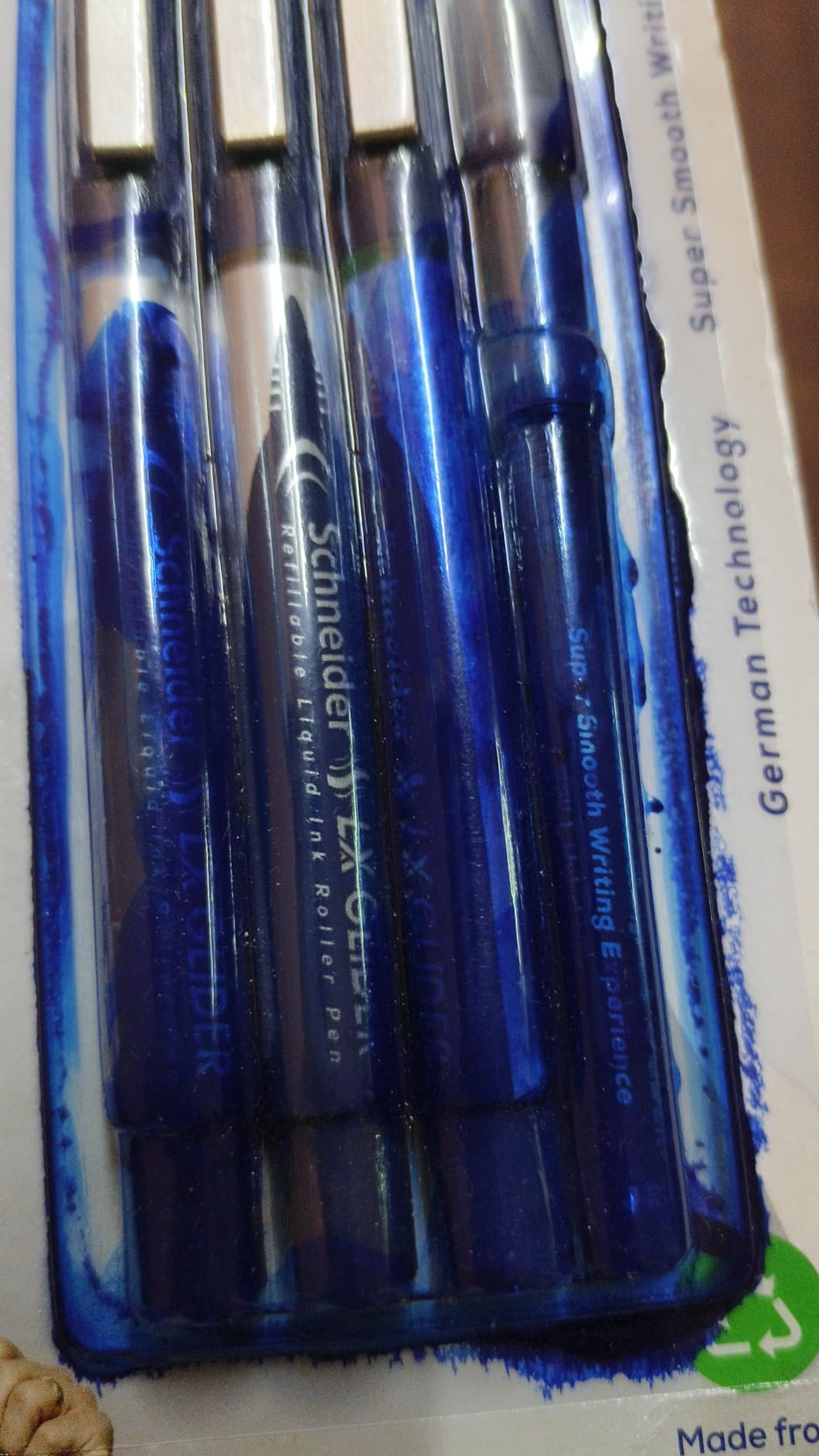 Luxor Schneider, LX Glider Pens, Pack of 3, Ink- (Blue, Black, Green ...