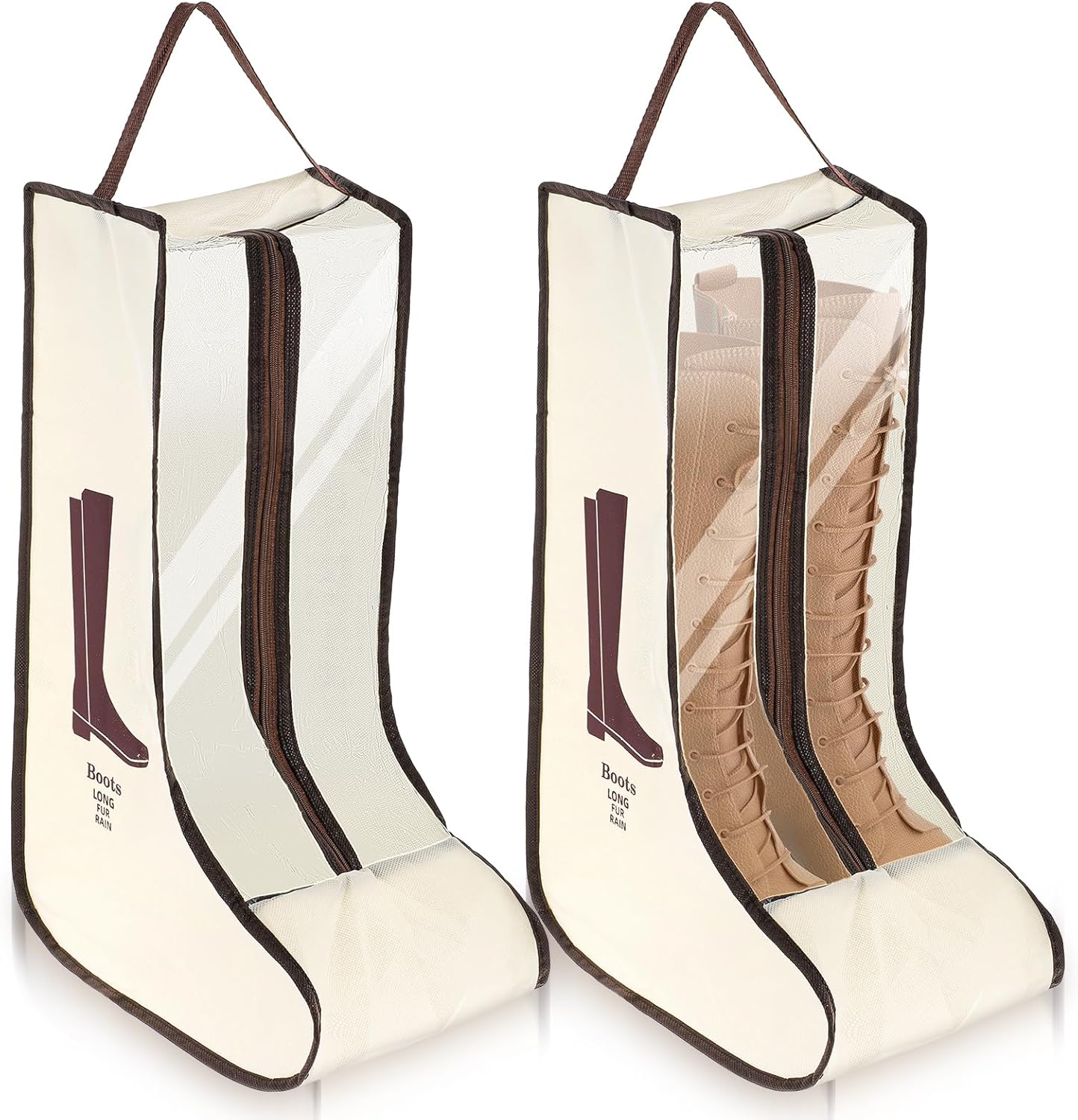 Amazon.com | AOZUO 2 Set Boot Storage Bag, Portable Boots Protector Bag ...