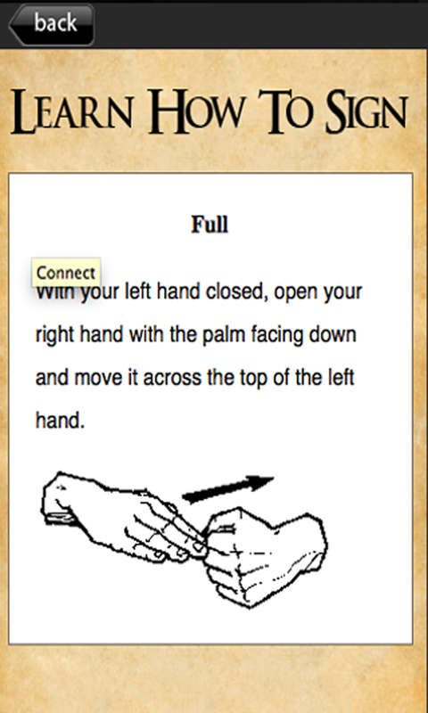 Hand Language Movements