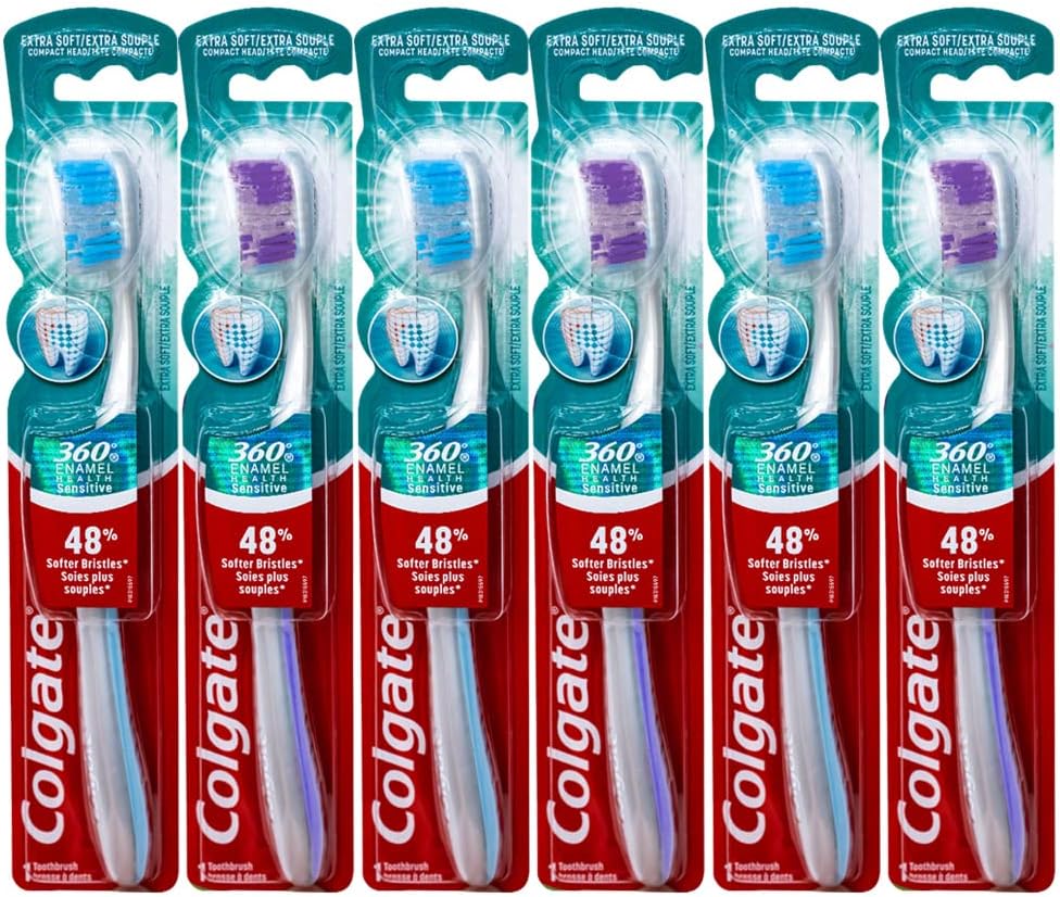Amazon.com : Colgate Extra Clean Full Head Toothbrush, Soft, Assorted ...