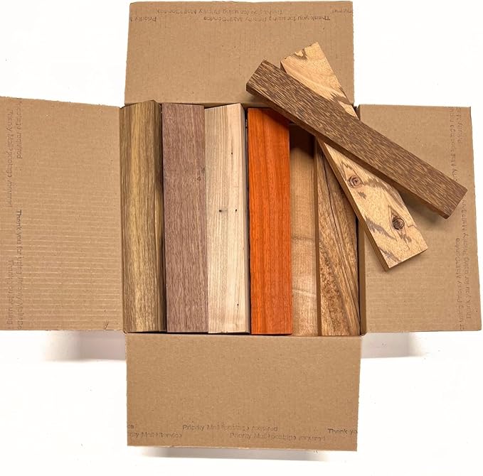 Amazon.com: Assorted Wood Cutoffs Box – Mixed Exotic & Domestic ...