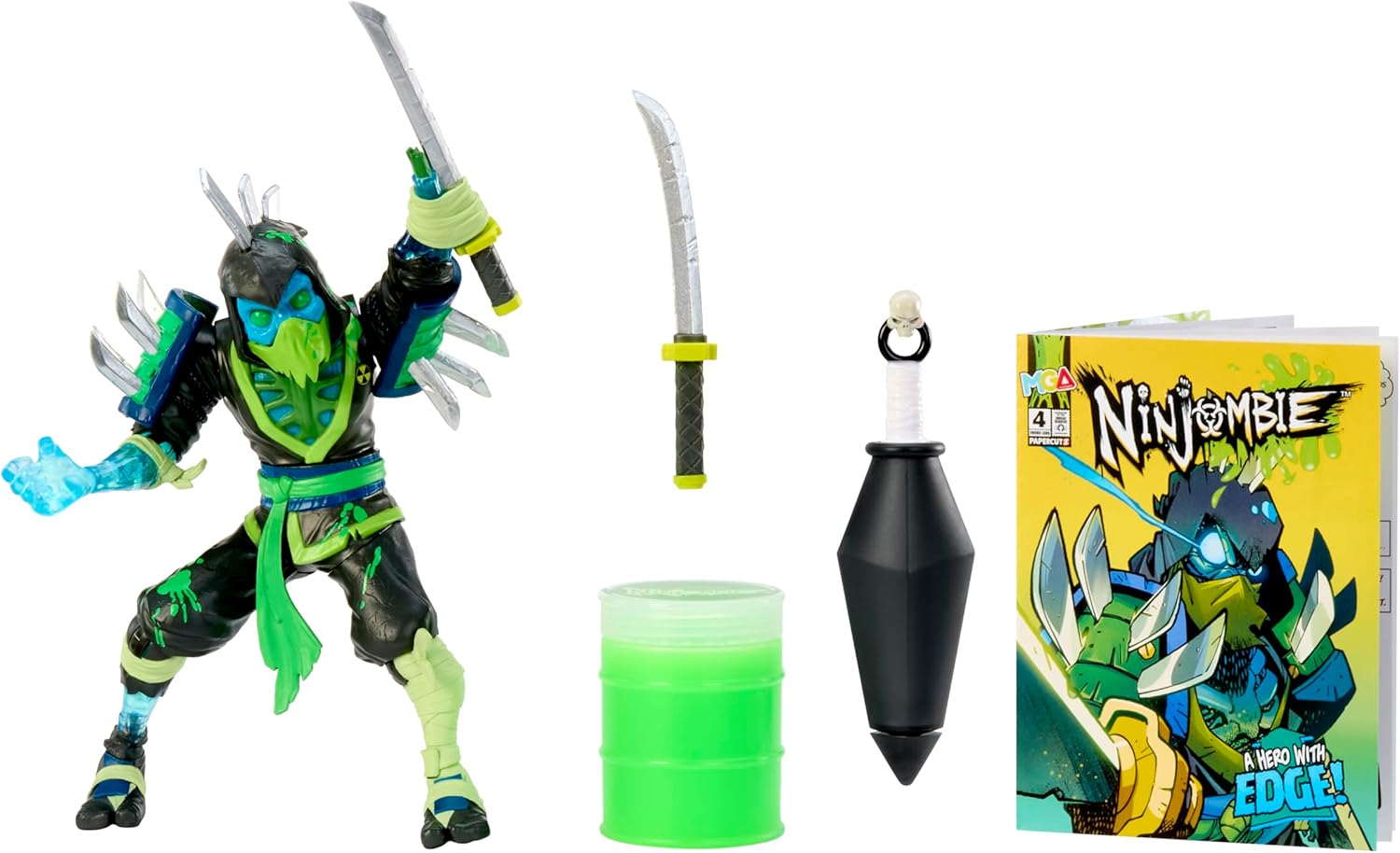 Amazon.com: Ninjombie Action Figure - Sword Lord, Boys Action Ninja ...