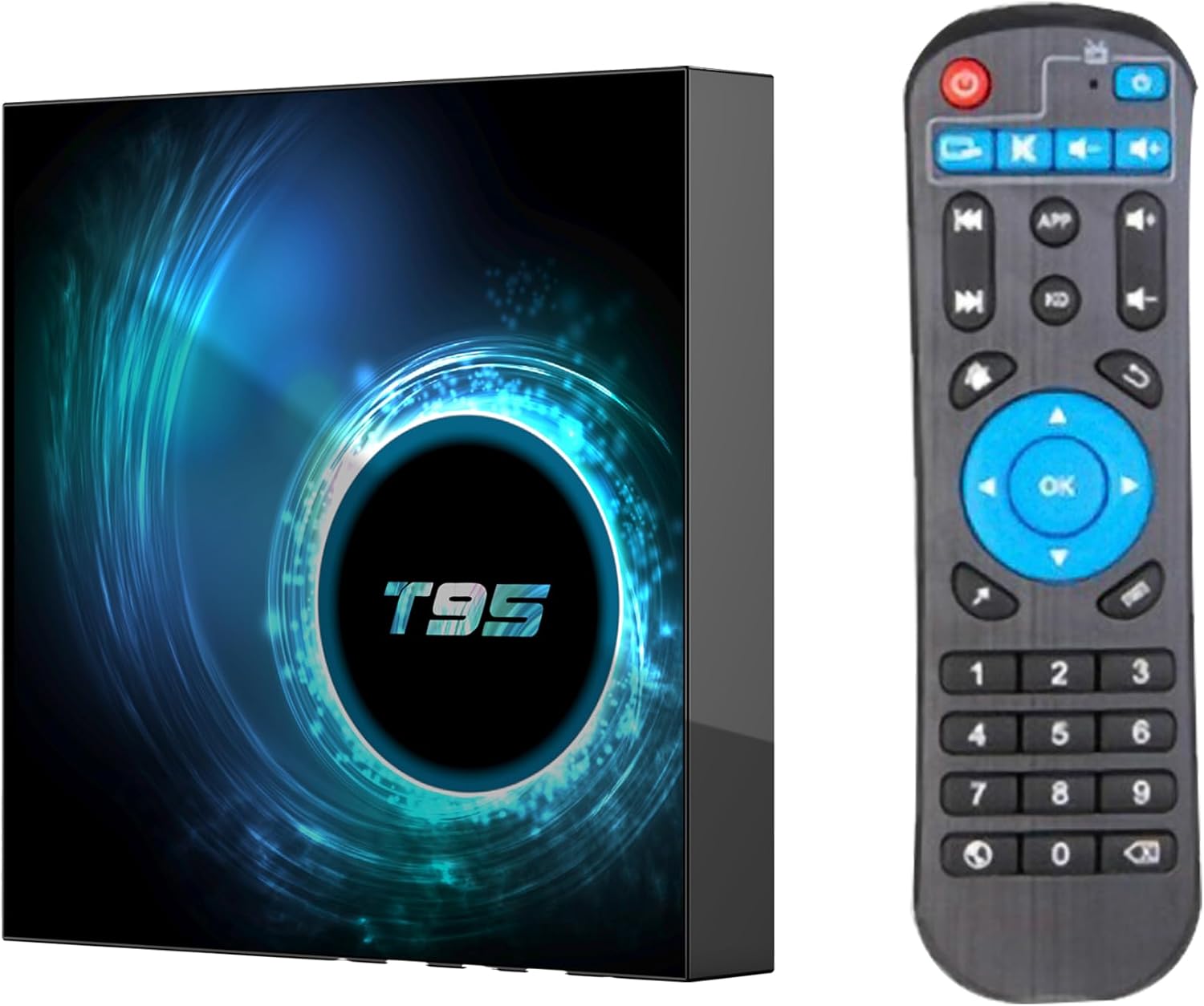 Amazon | T95 TVボックス Android 10.0搭載 TV BOX 6k Ultra HD 2+16GB 2.4G/5G WiFi 100M LAN Bluetooth 5.0 ...