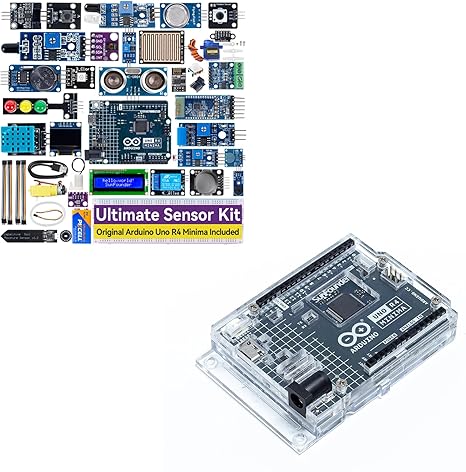 Amazon.com: SunFounder Ultimate Sensor Kit with Original Arduino Uno R4 ...