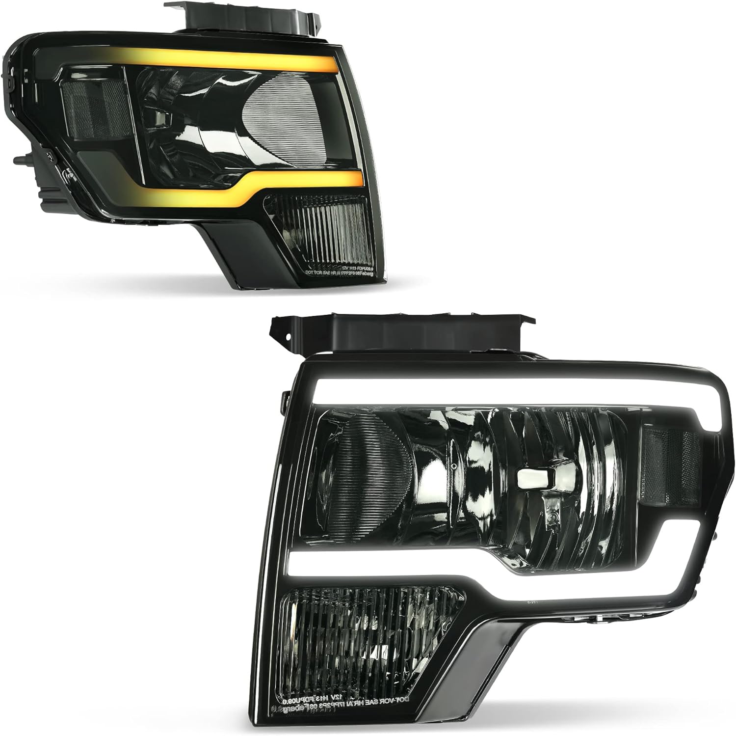Amazon.com: AUTOSAVER88 Switchback LED Tube Headlights Assembly ...