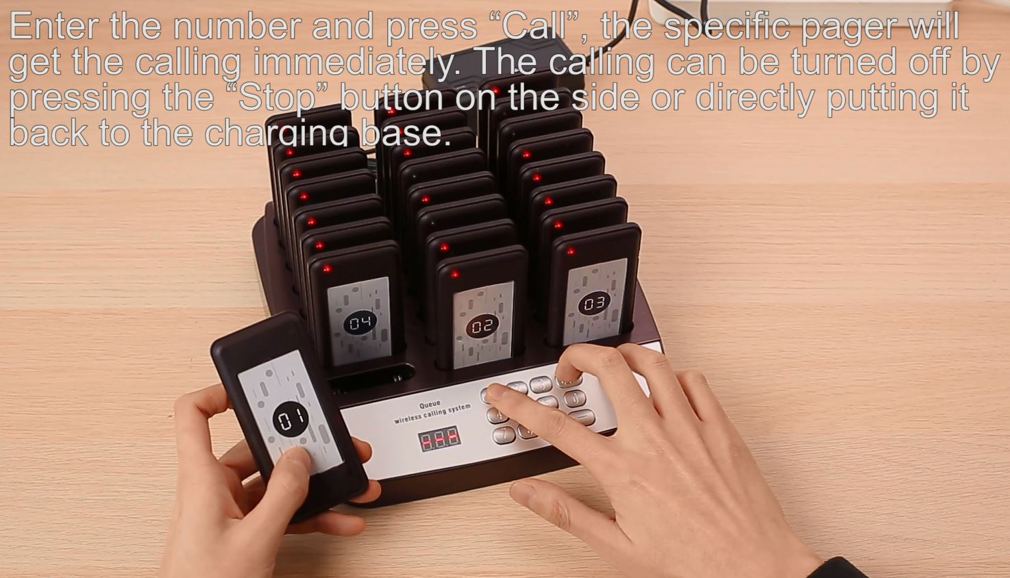 Watch Pager For Restaurants Social Distancing Paging System Buzzer on ...