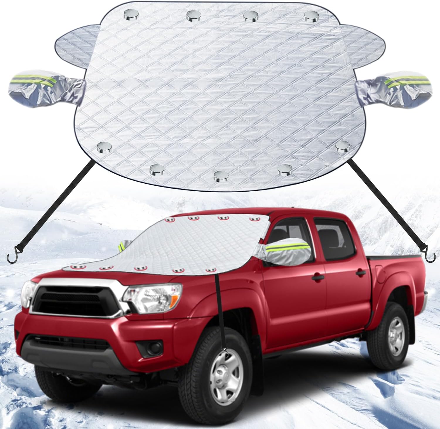 Amazon.com: Pincuttee 1PC Snow Cover for Car Front Windshield,Car Front ...