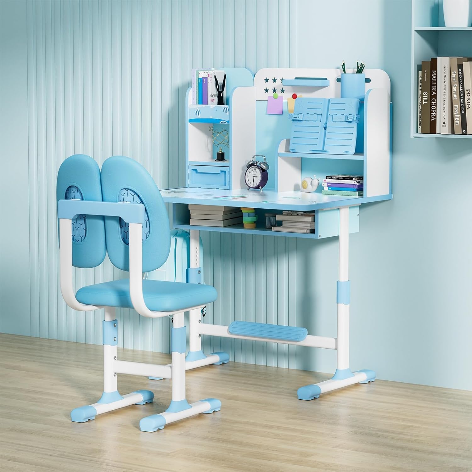 Amazon.com: Shulemin Upgraded Kids Desk and Chair Set, Height ...