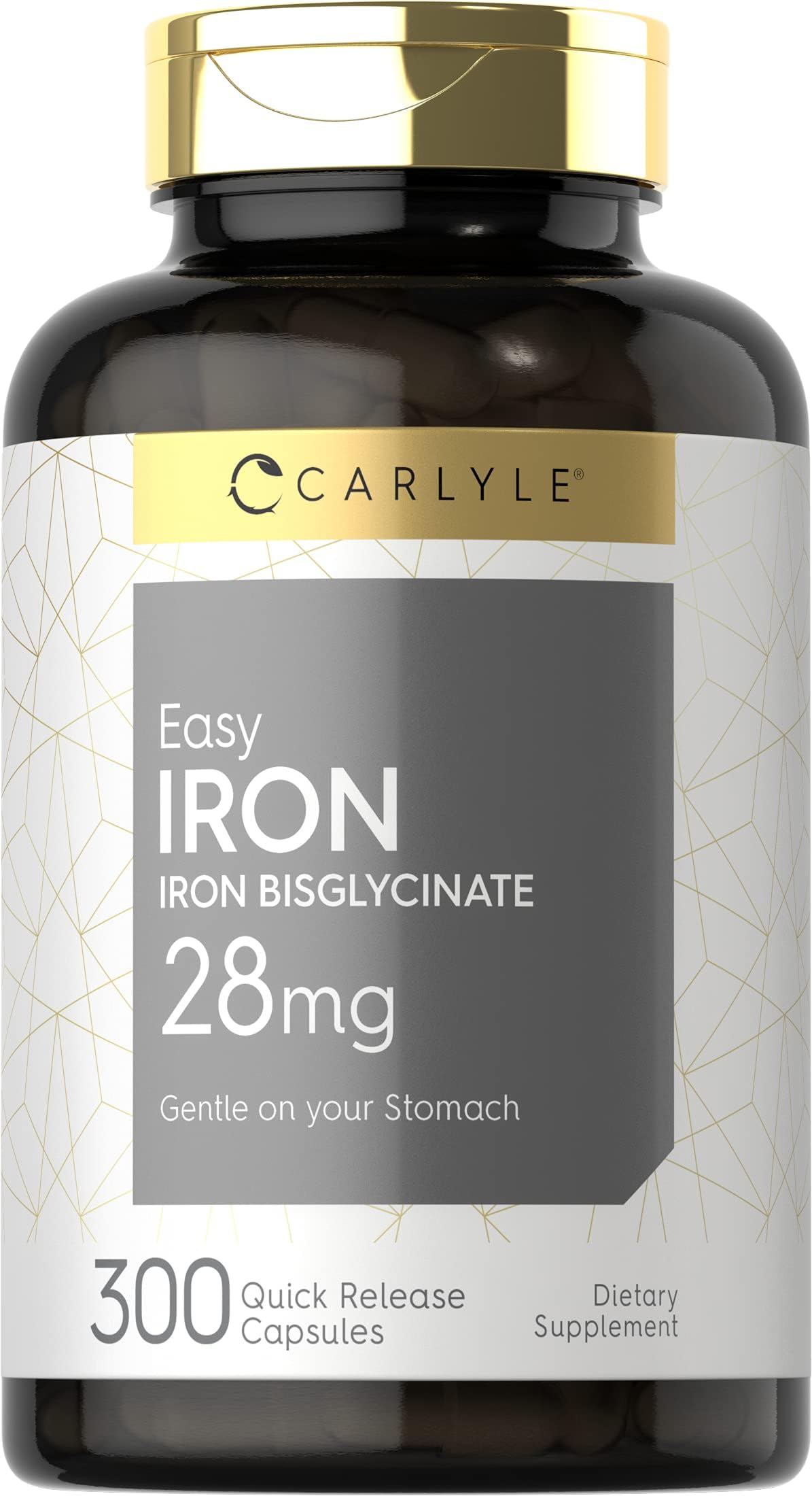 Amazon.com: Nature's Truth Easy Iron Supplement 28 mg | 90 Capsules ...