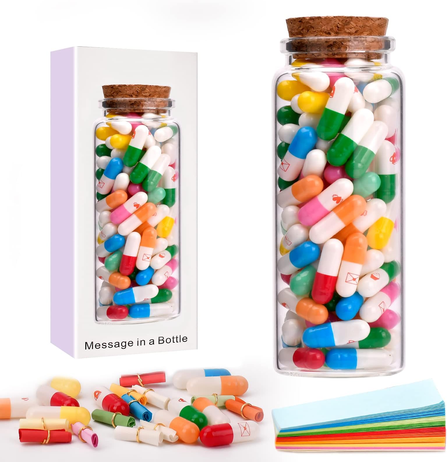 Amazon.com: KBFUSHI Capsule Letters Message in a Bottle - Cute Things ...