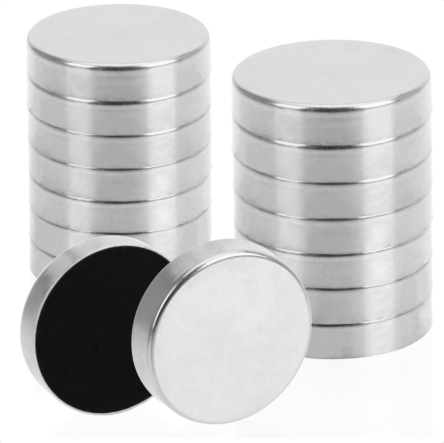 com-four® 16x Kühlschrankmagnete, Starke Magnete aus rostfreiem ...