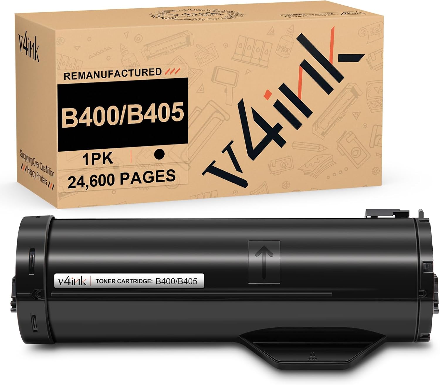 Amazon.com: v4ink B400 B405 Toner Cartridge 106R03584 Replacement for Xerox VersaLink B405 B400 ...