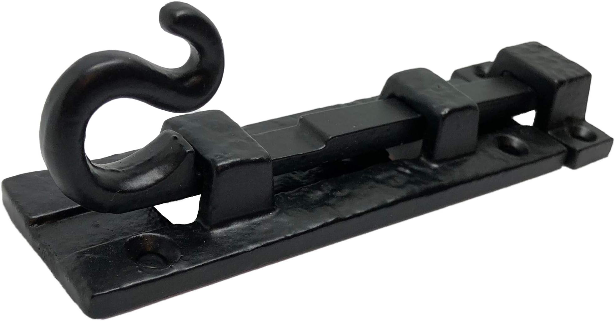 (2) - 5" Black Door Bolt Latches - DB-101 Antique Style Door Bolt Latch ...