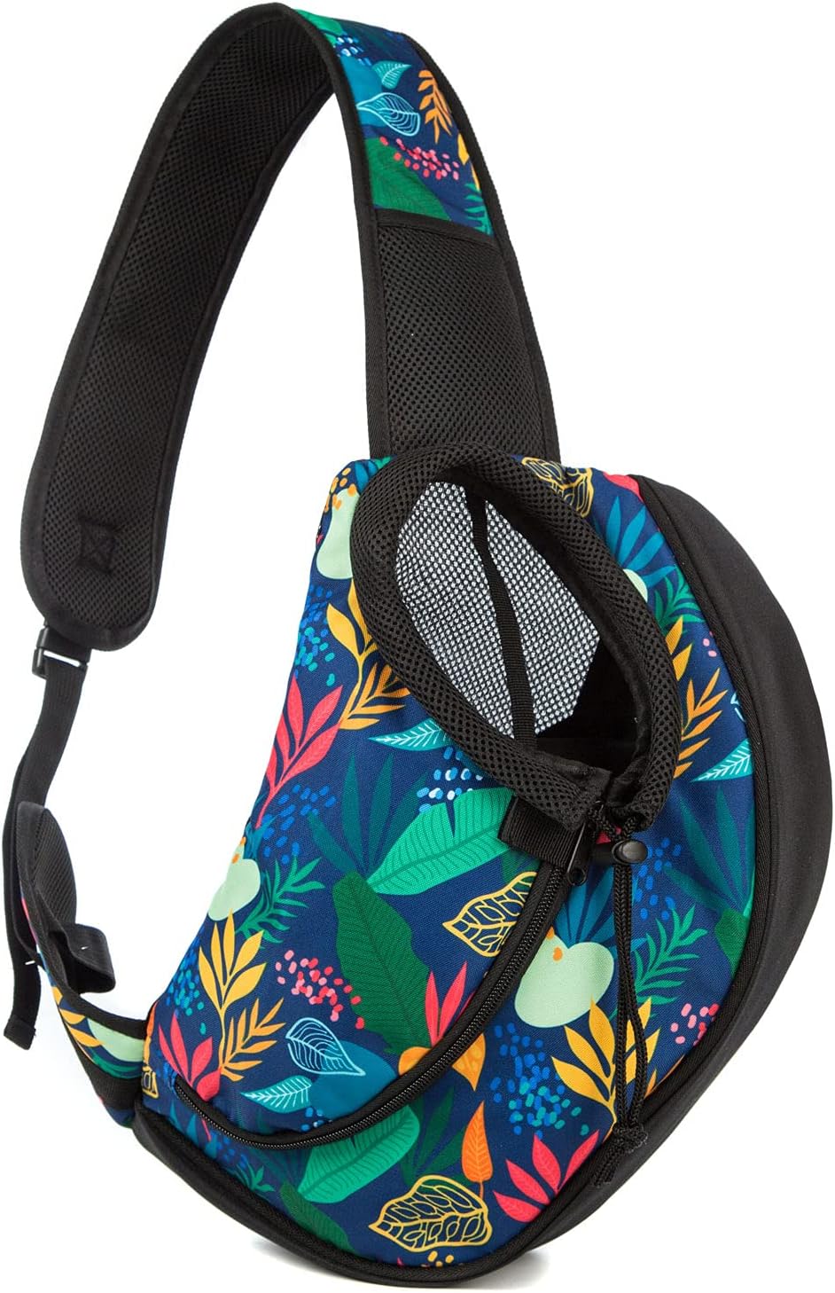 Amazon.com : Pet Dog Sling Carrier Breathable Mesh Sling Bag Safe Hands ...