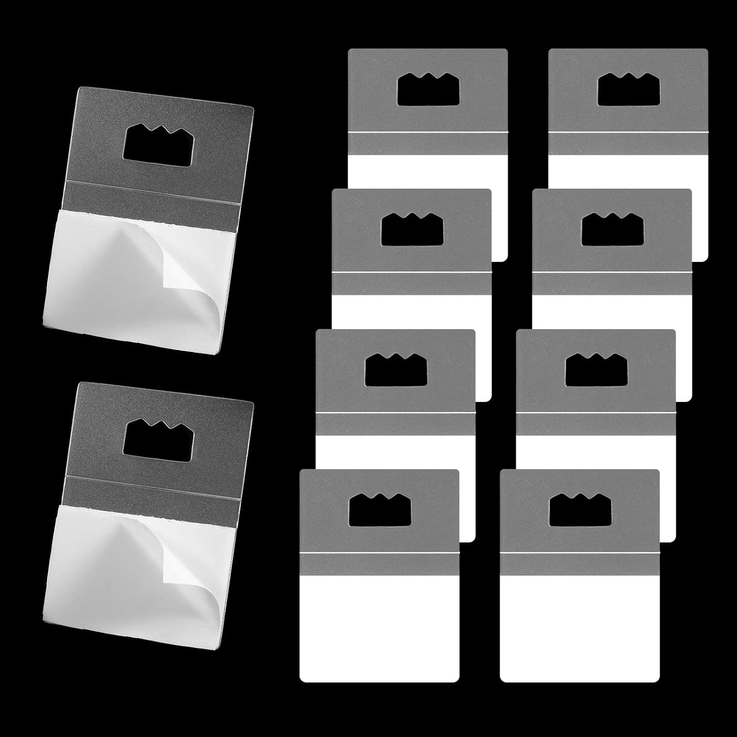 10 Pcs Picture Hanging Hooks for Picture Frames Adhesive Plastic ...