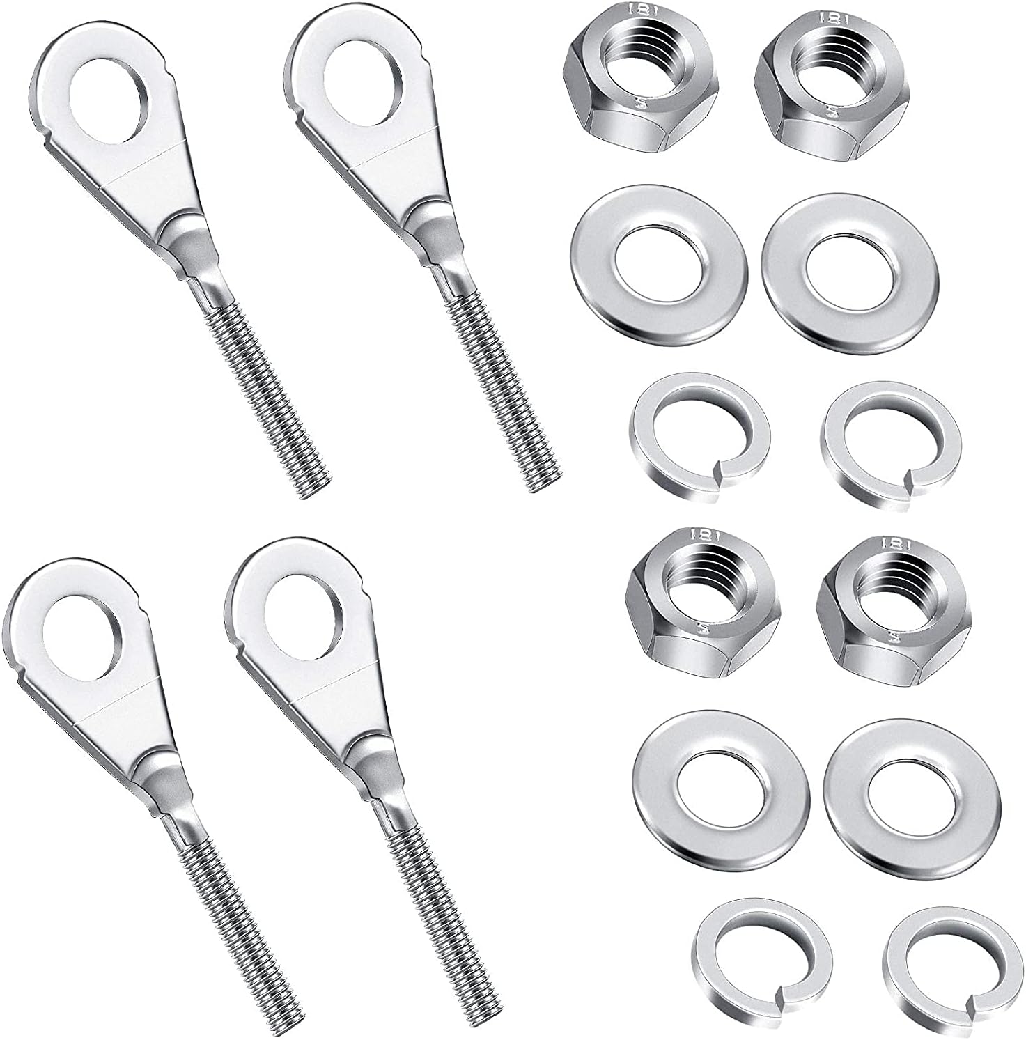 Amazon.com: Yourkar 2 PCS Rear Chain Adjusters, Metal Motorcycle Rear ...