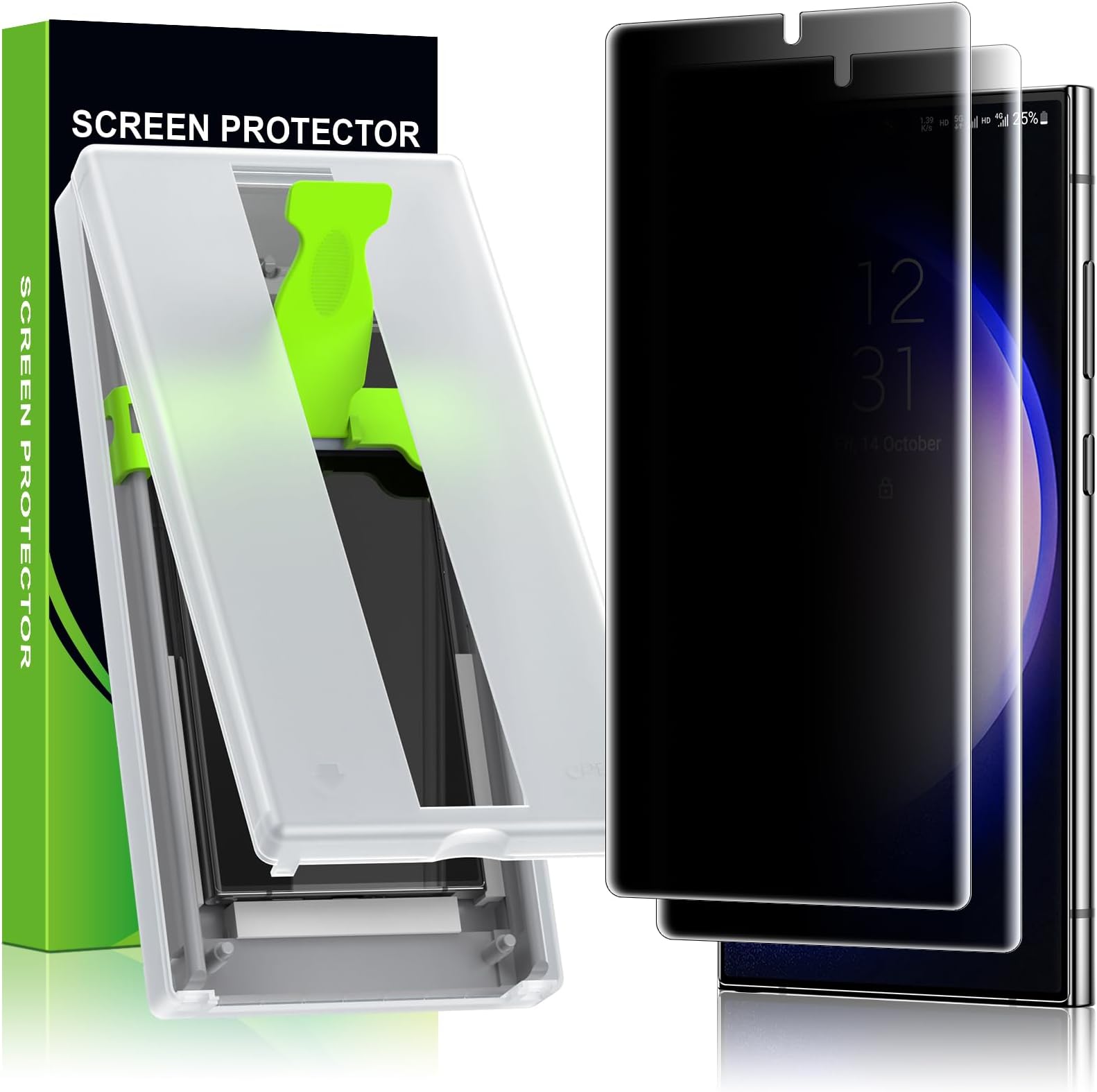 Esanik 2 Pack for Samsung Galaxy S23 Ultra/ S22 Ultra Privacy Screen ...