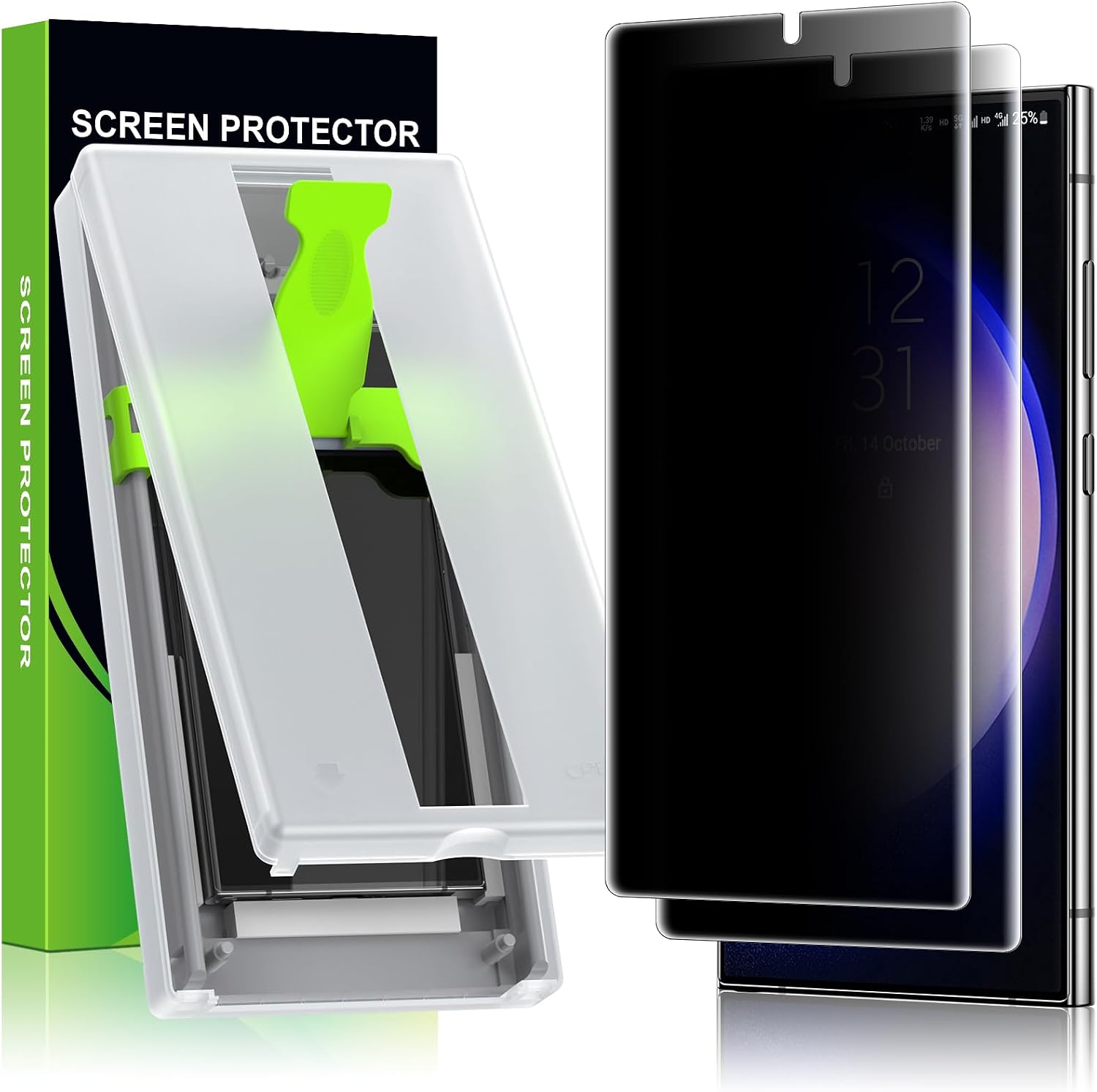 Esanik 2 Pack for Samsung Galaxy S23 Ultra/ S22 Ultra Privacy Screen ...