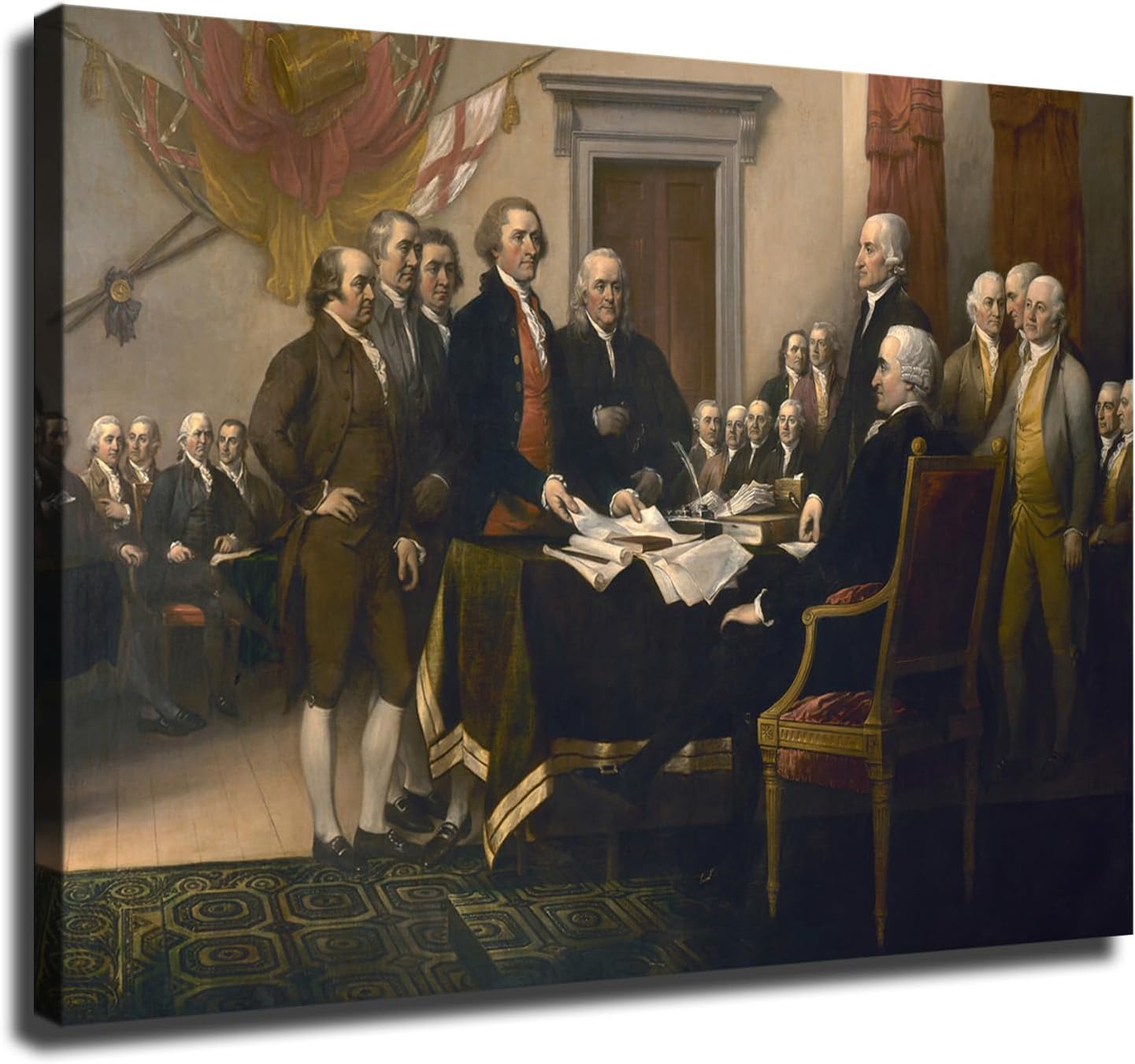 Amazon.com: ZiShak Signing of The United States Declaration of ...