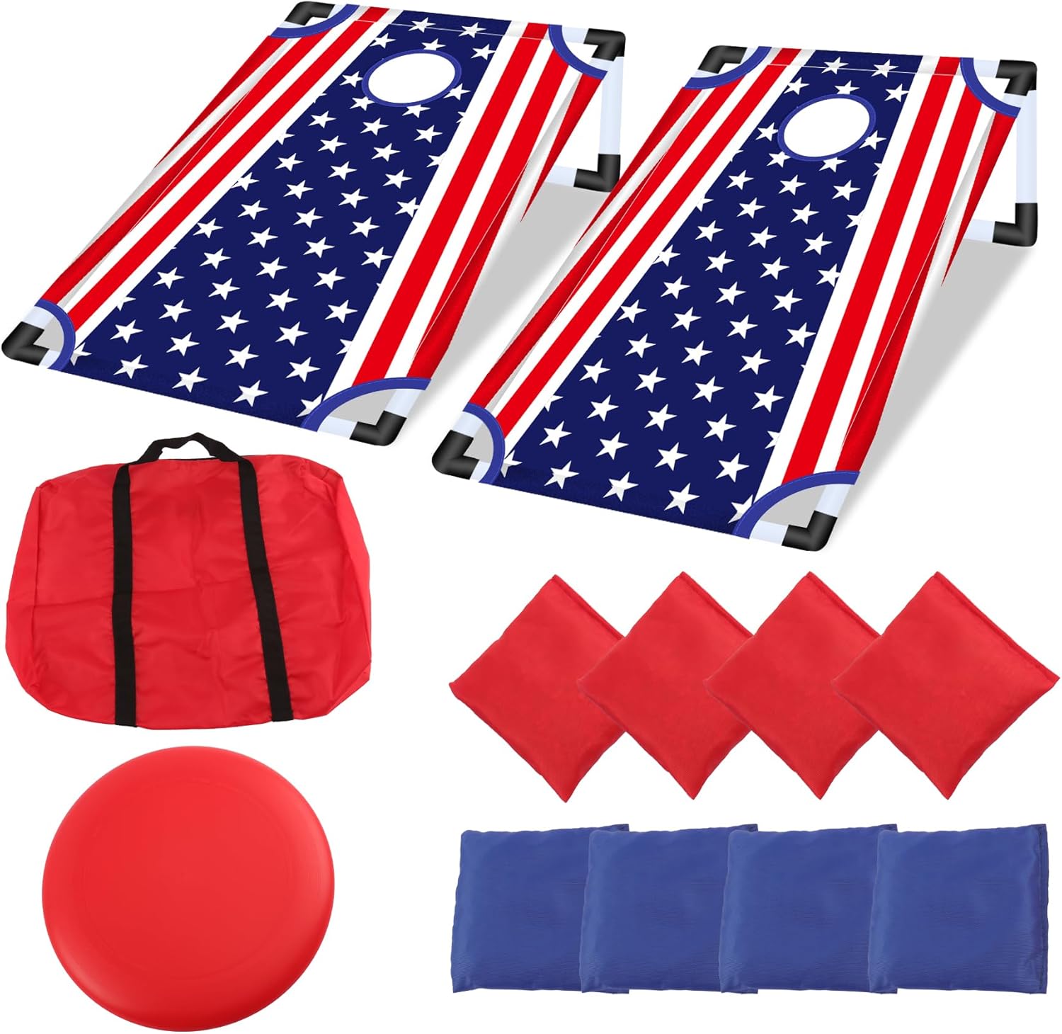 Amazon.com : Throwing 3 x 2 ft Portable Cornhole Board Set for Adults ...