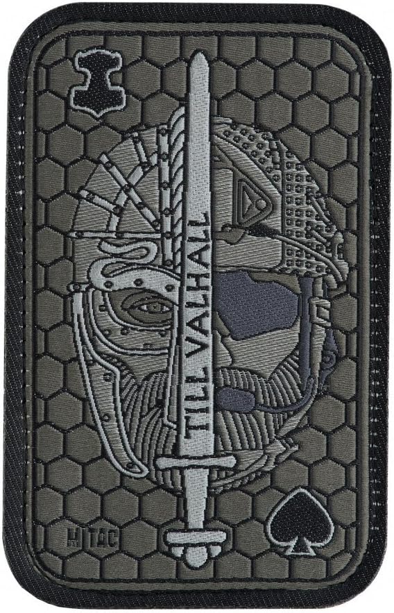 Amazon.com: M-Tac Til Valhall Morale Patch Viking Helmets for Tactical ...