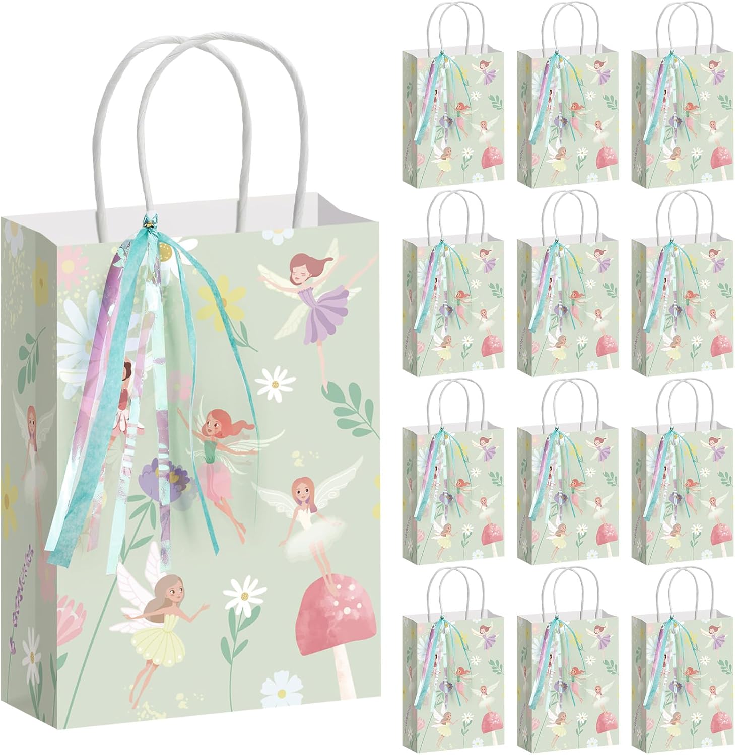 Amazon.com: Humyoun 24 Pcs Fairy Party Favor Bags Set with Ribbon Gift ...
