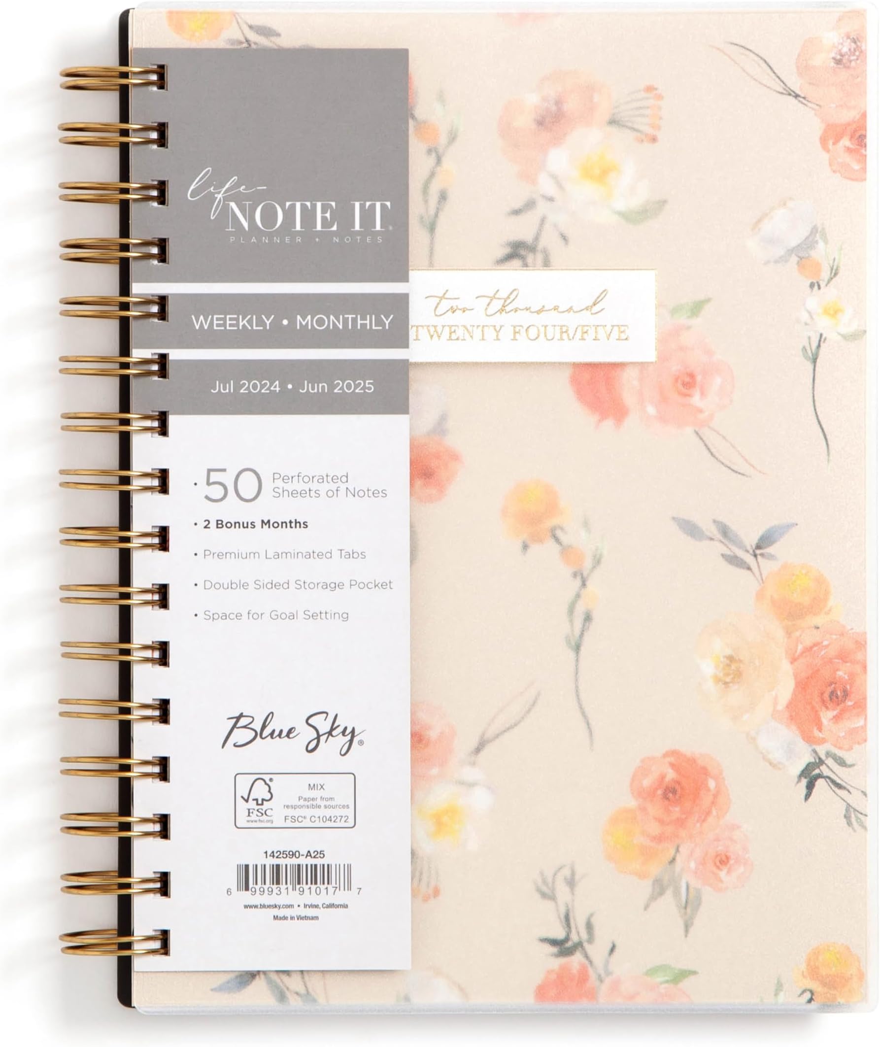 Amazon.com : Blue Sky Life Note It 2023-2024 Academic Year Weekly and ...