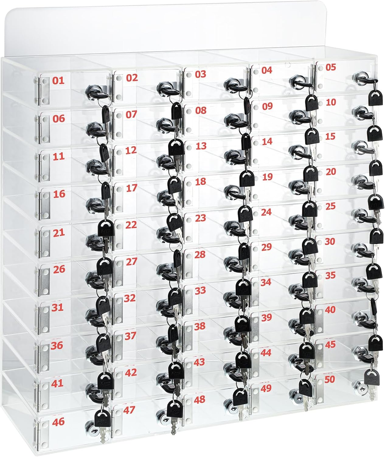 Cell Phone Locker Box, Clear Cell Phone Lock Box Acrylic Cell Phone ...