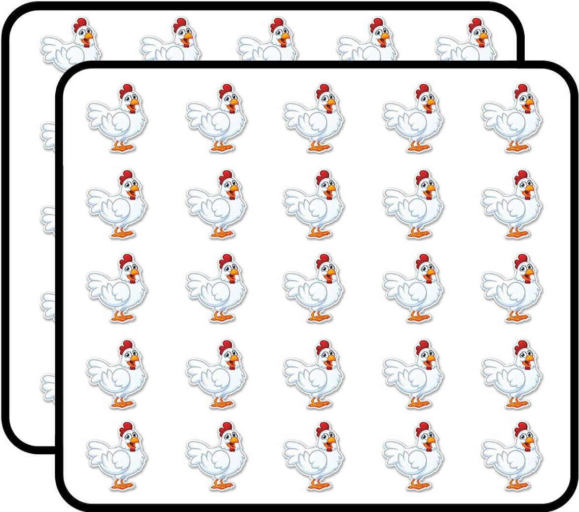 Amazon.com: Country Chicken Stickers by Violette Stickers : Arts ...
