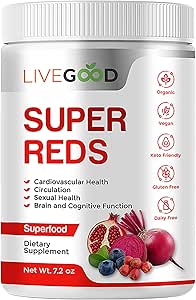 Amazon.com: LIVEGOOD™ Organic Super Reds with Alfalfa, Barley Grass ...