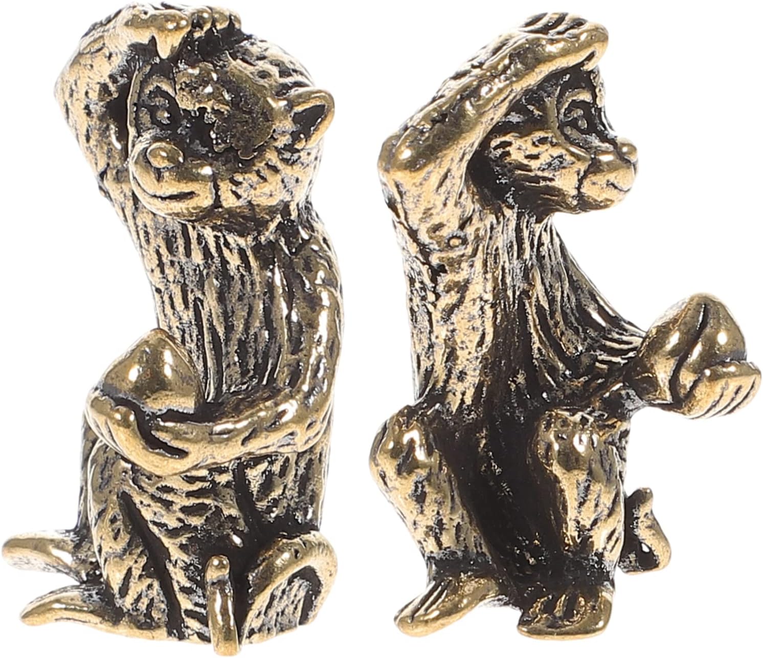 Amazon.com: Veemoon 2pcs Monkey Decorative Ornaments Work Desk Decor ...