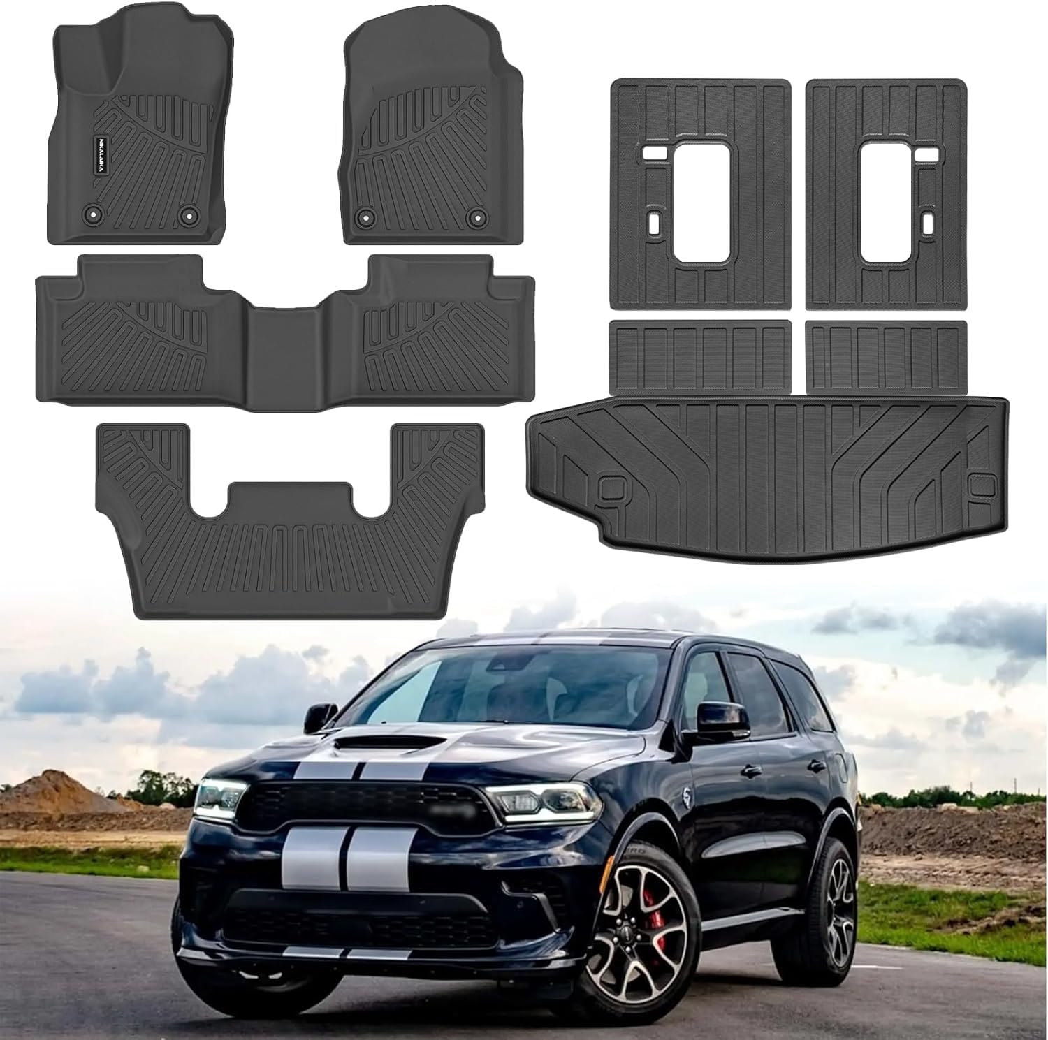 Amazon.com: ANBINGO-Floor Mats & Trunk Mat for 2016-2024 2025 Dodge ...