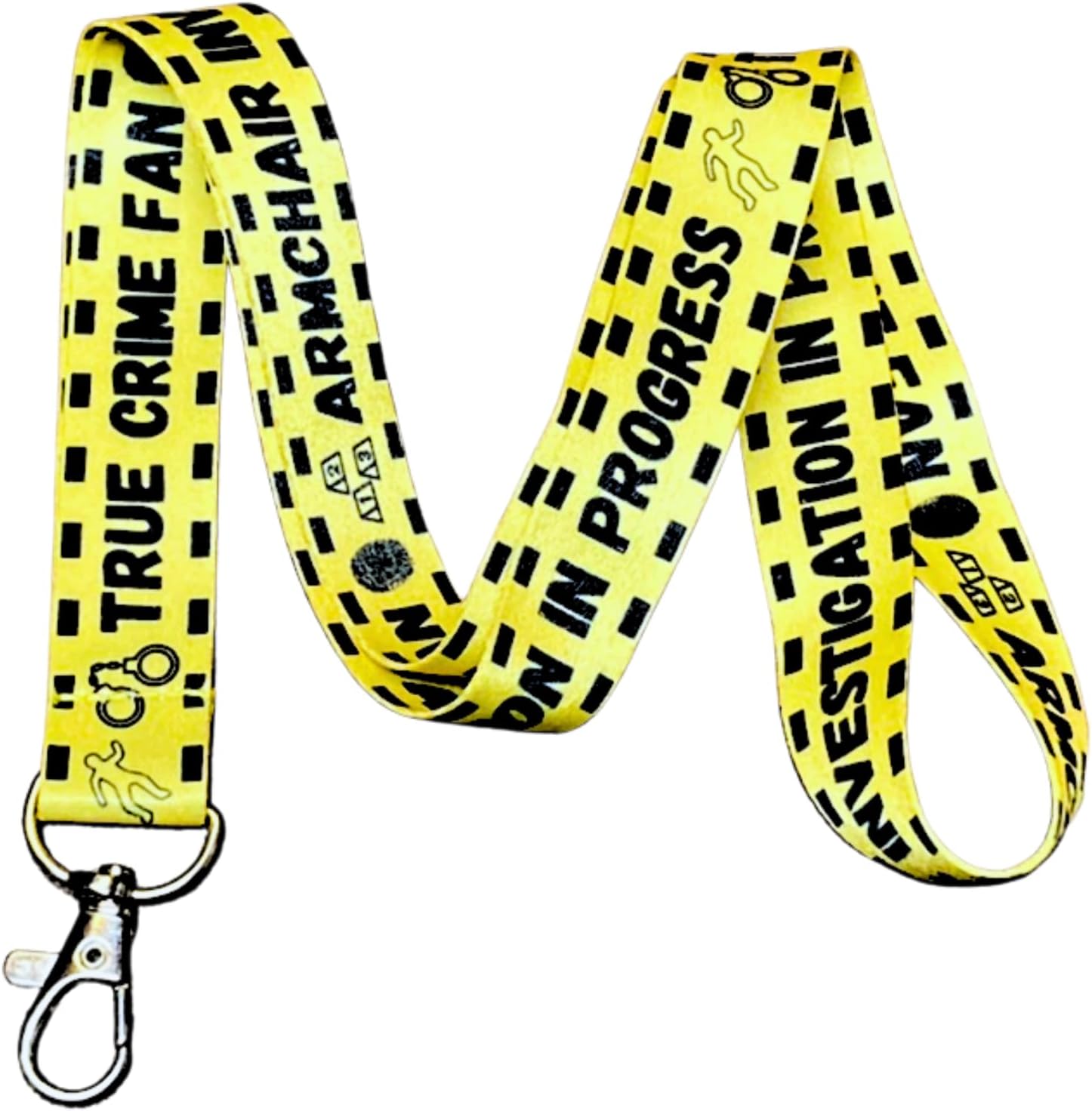 Amazon.com: Execucat True Crime Fan Lanyard Keychain ID Badge Holder ...