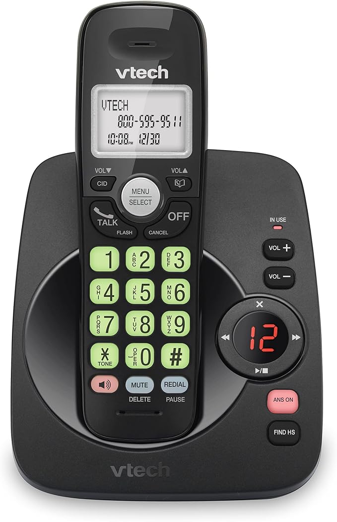 VTech VG104-11 DECT 6.0 Téléphone sans fil pour la maison avec ...