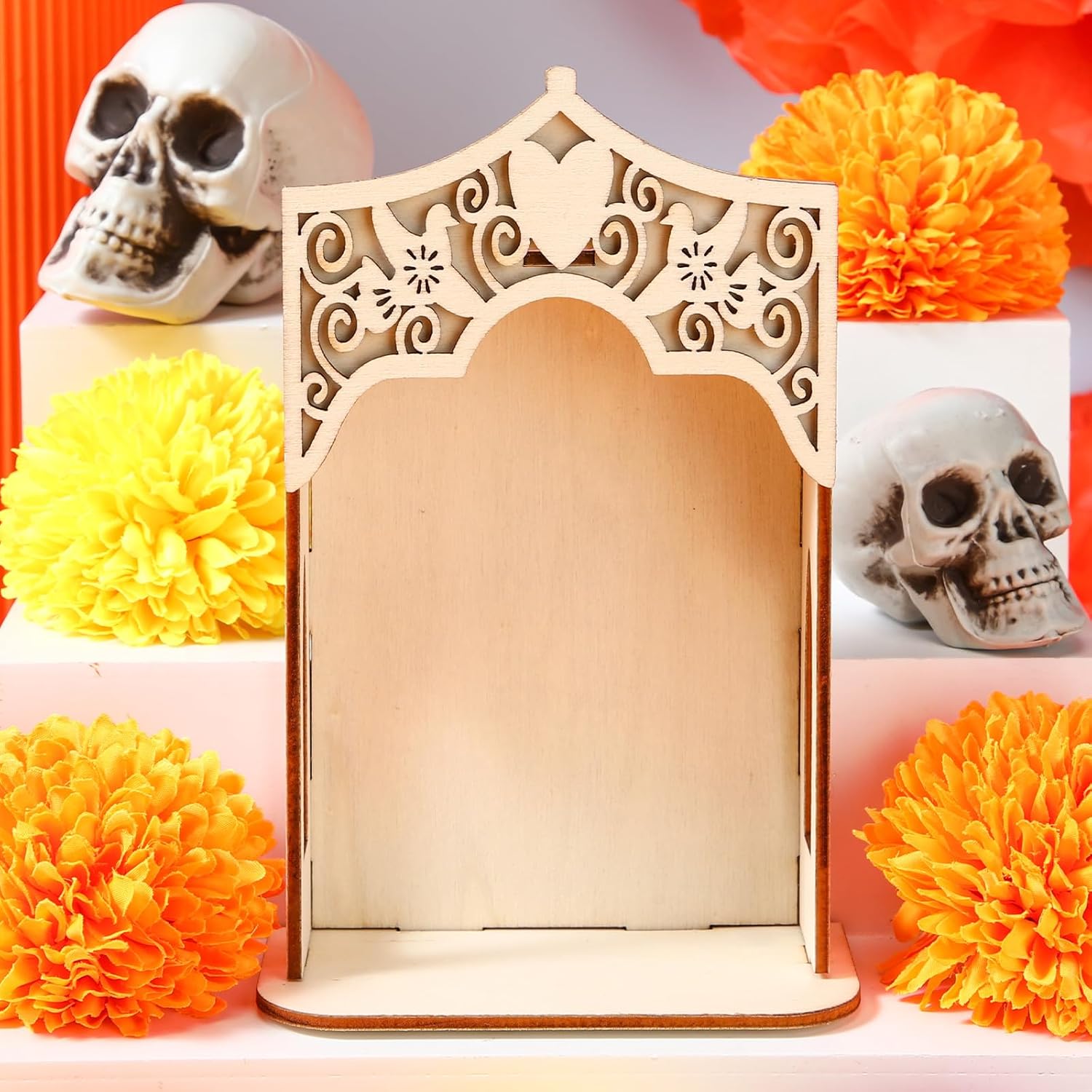 Amazon.com - Qunclay 1 Pcs Large Dia De Los Muertos Altar Ofrenda Box ...