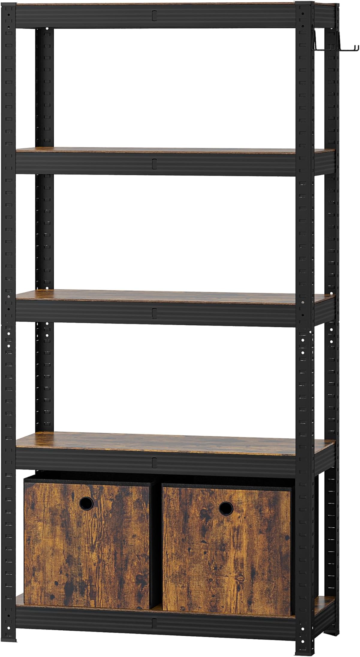 Hzuaneri Étagère de Rangement à 5 Niveaux, Bibliothèques, Étagère sur ...