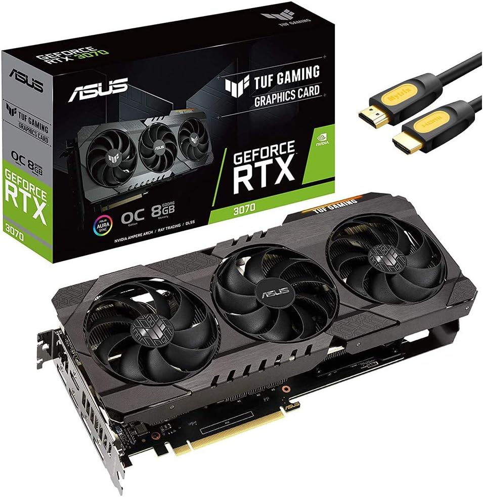 Amazon.com: ASUS TUF Gaming NVIDIA GeForce RTX 3070 OC Edition Graphics ...