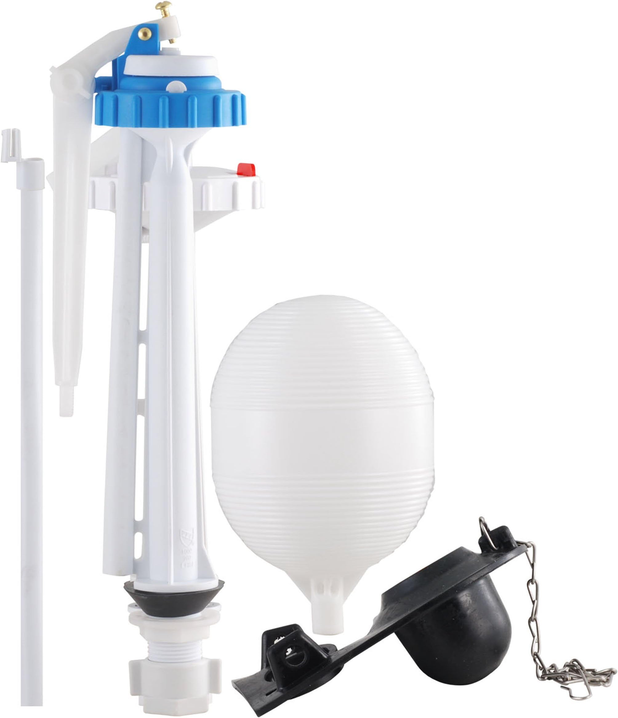 Danco 80816 Complete Toilet Repair Kit Fill Valve, Flapper, Rod, Float ...