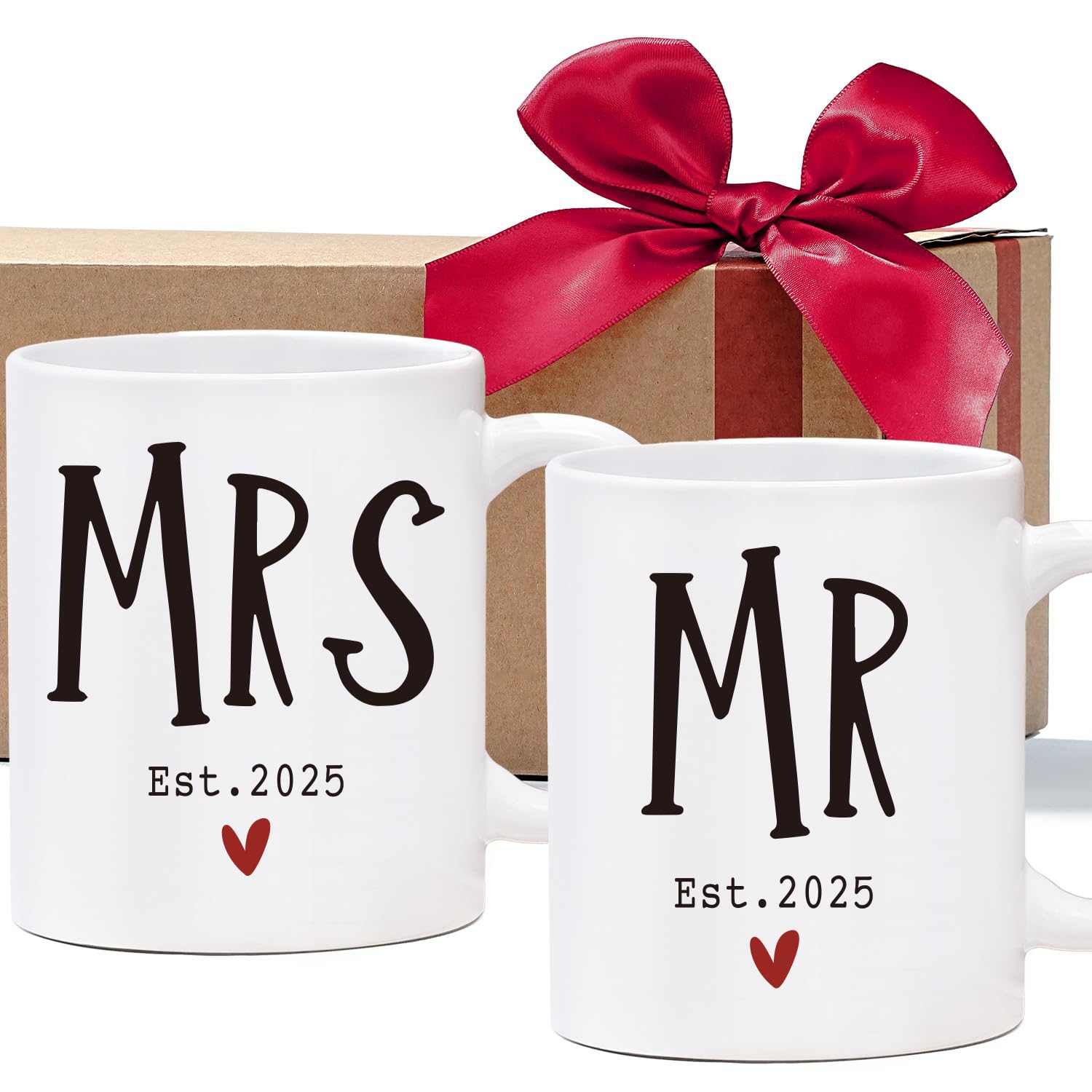 Amazon.com: Mr and Mrs Coffee Mugs - Wedding Gifts - Mr and Mrs Mugs ...