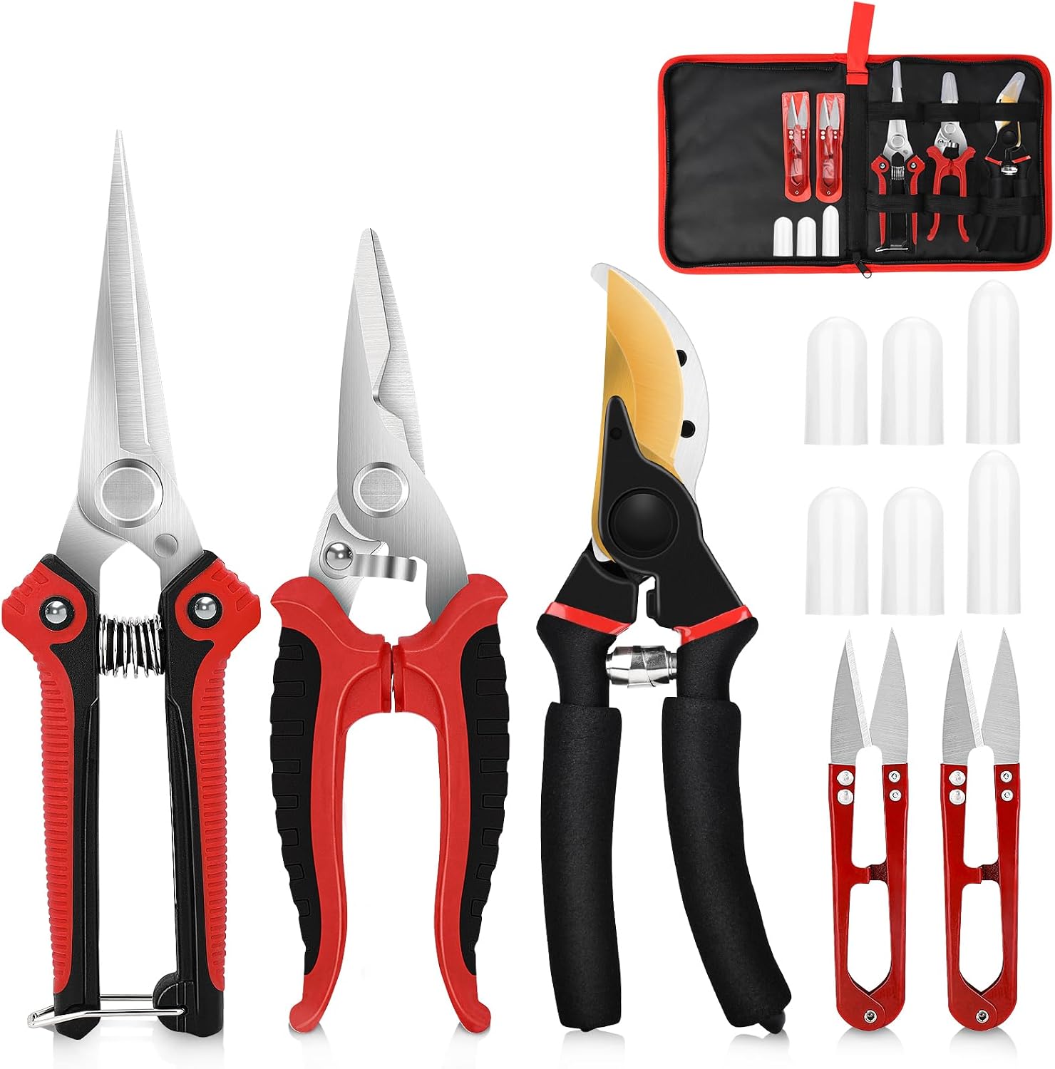 Amazon.com : Garden Pruning Shears 5 Pack,Pruning Shears for Gardening ...