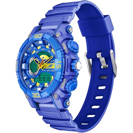 SF CSK Analog-Digital Blue Round Dial Men's Casual Watch-77070PP10 ...