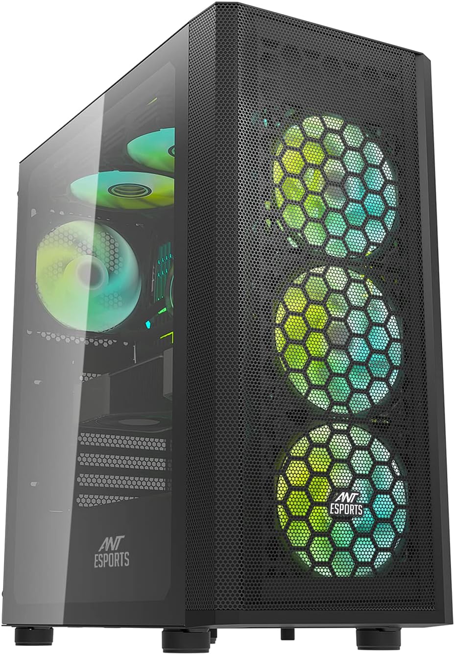 Amazon.in: Buy Ant Esports SX7 Mid- Tower Computer Case/Gaming Cabinet ...