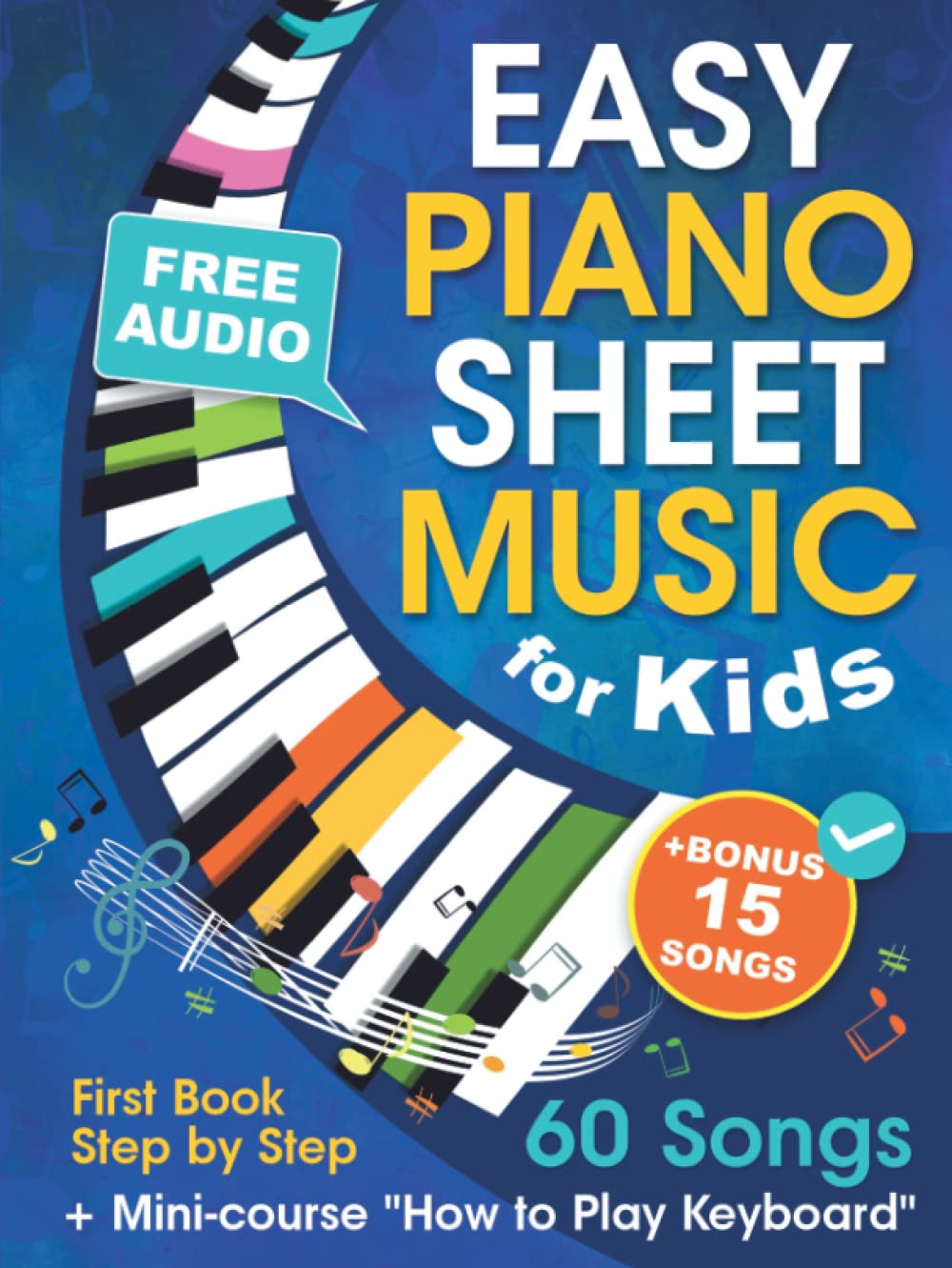 Amazon.com: Easy Piano Sheet Music for Kids + Mini-course "How to Play ...