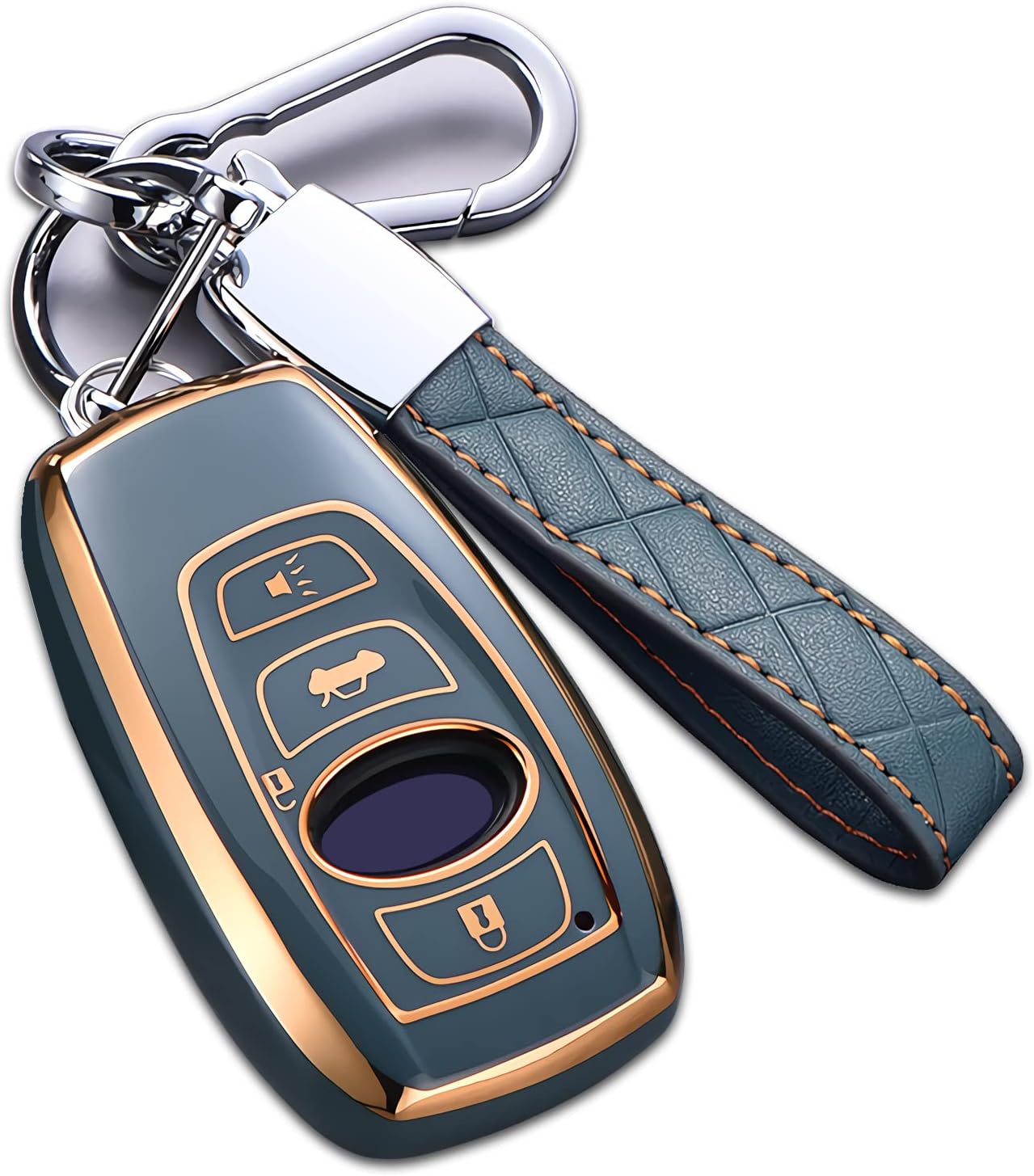 Amazon.com: Cacacar for Subaru Key Fob Cover with Keychain, for ...