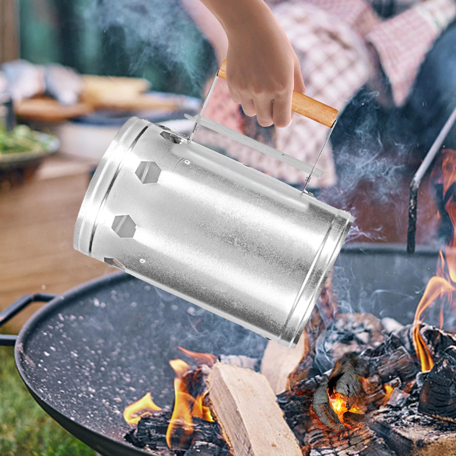 Metal Drum Fire Pit