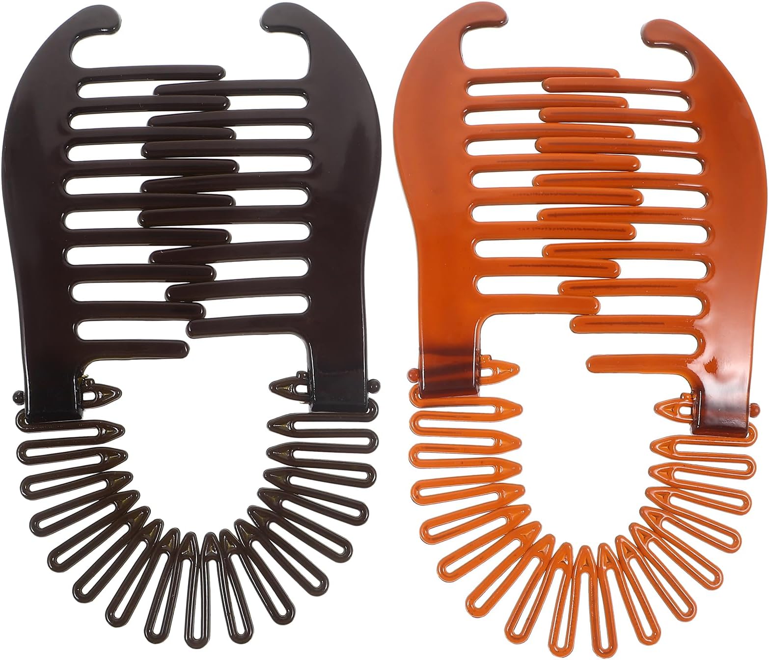 Amazon.com : 2PCS Plastic Interlocking Banana Clip Clincher ...