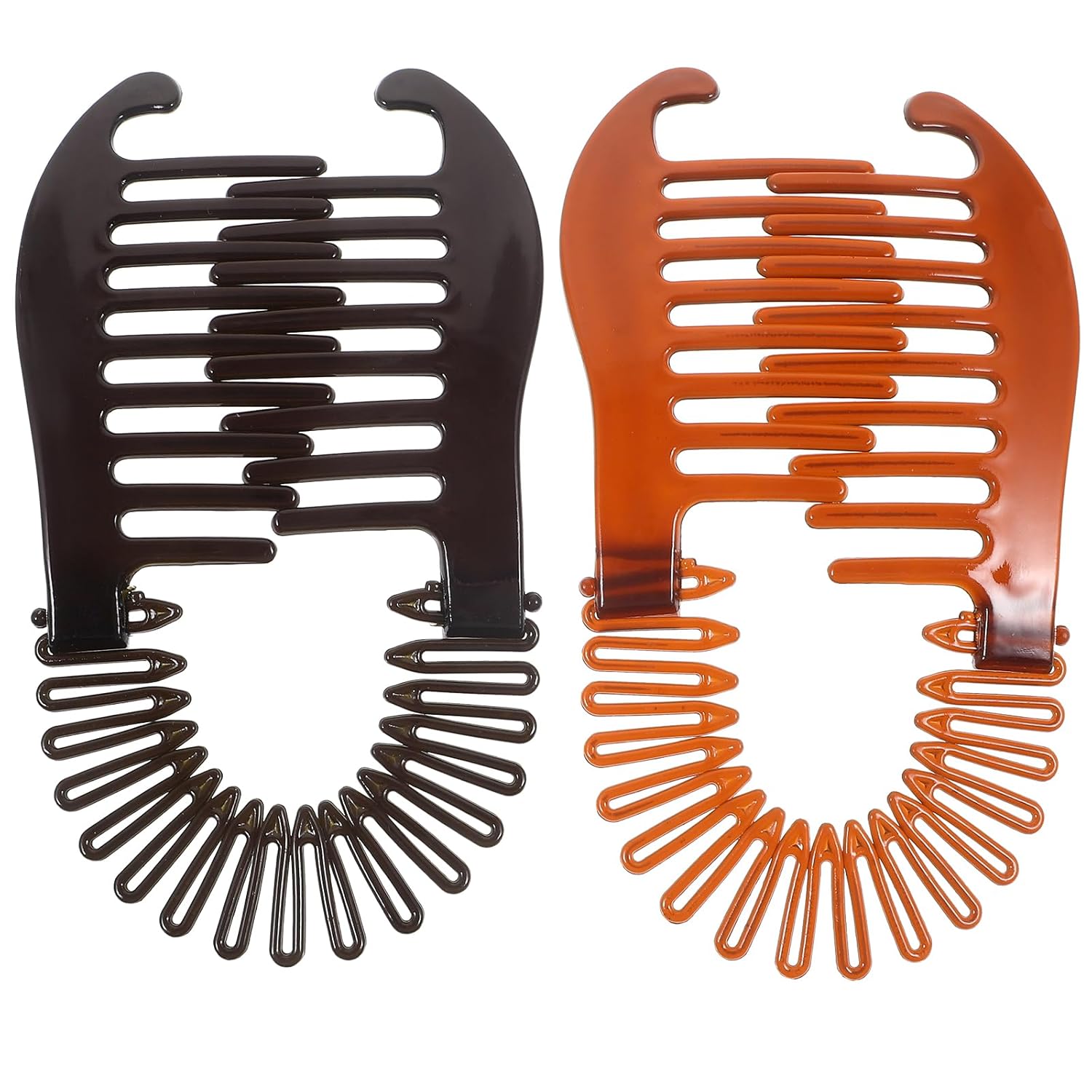 Amazon.com : FRCOLOR 4pcs Banana Hair Clips for Women, Non Slip ...