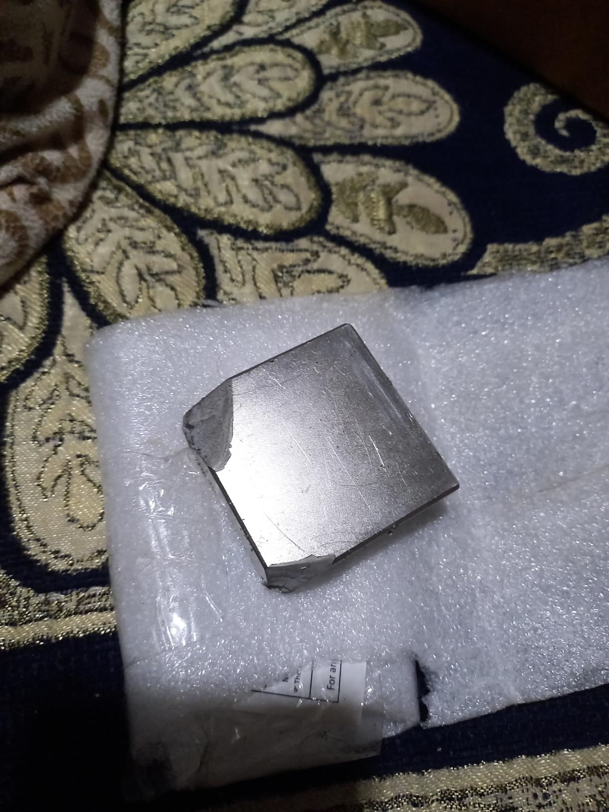 GMT Nickel Coated Silver Block Shaped Magnet Size: 50mm x 50mm x 12.5mm ...