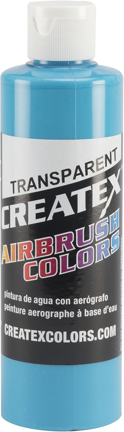 Amazon.com: Createx Colors Paint for Airbrush, 8 oz, Transparent Maui Blue